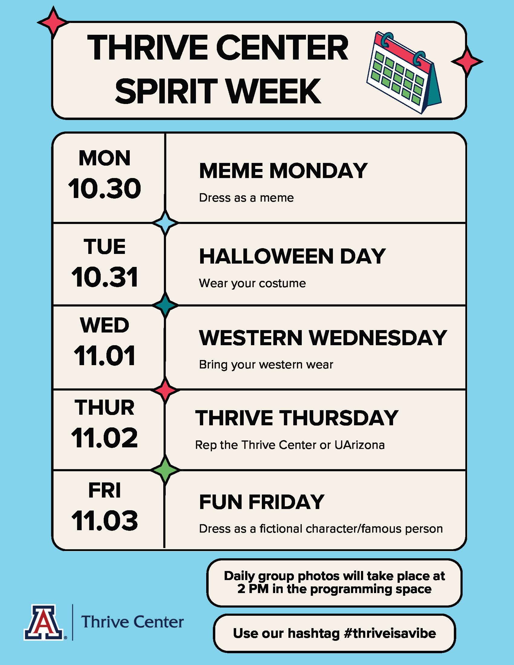Thrive Center Spirit Week!!!!!!!! | Thrive Center