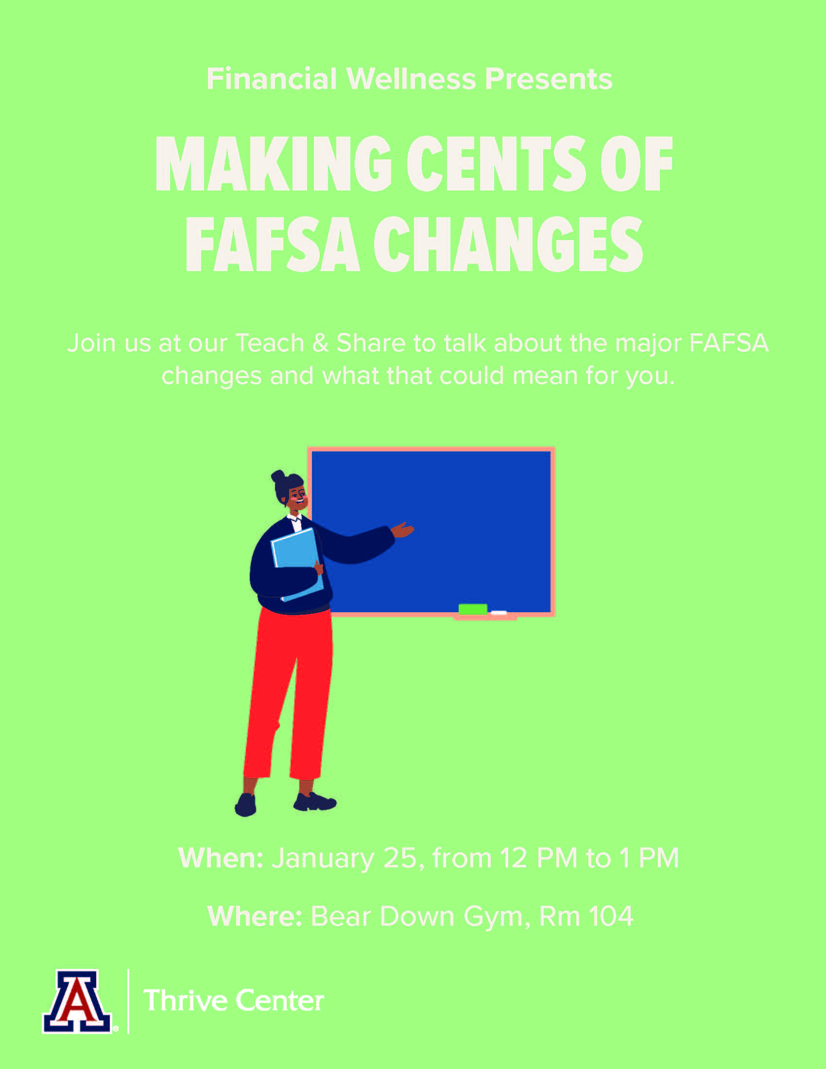 Financial Wellness: Making Cents of FAFSA Changes | Thrive Center