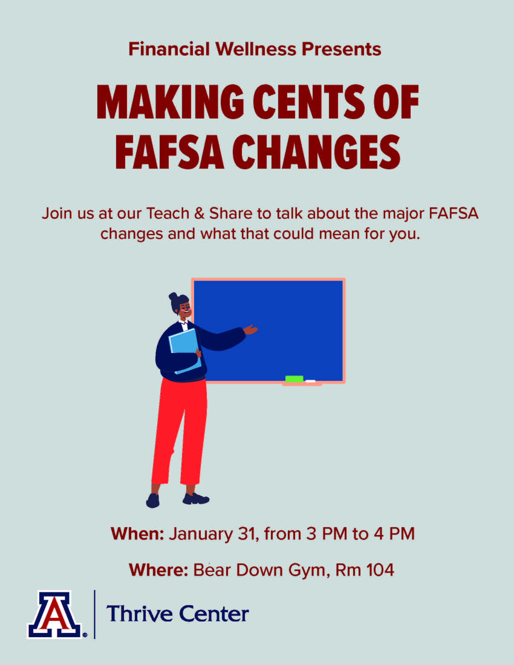 Financial Wellness: Making Cents of FAFSA Changes | Thrive Center